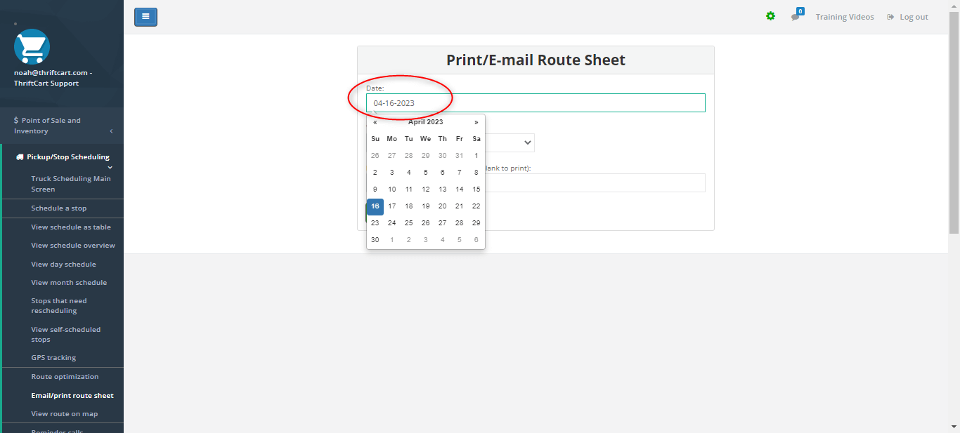 Tutorials: Emailing A Driver Route Sheet