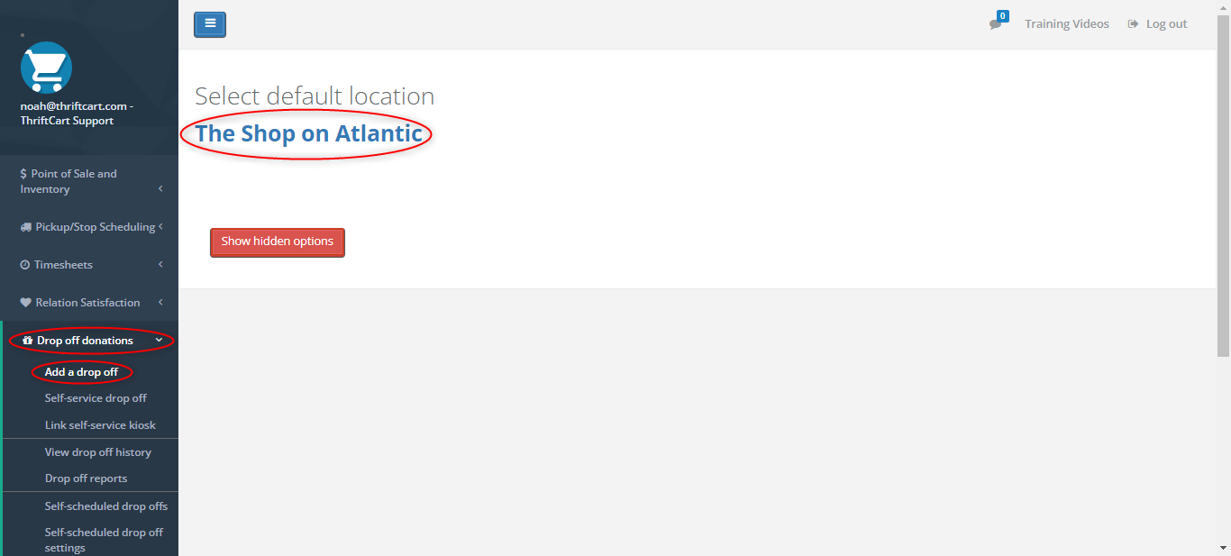Tutorials: Drop-Off Donations – Staff Recorded