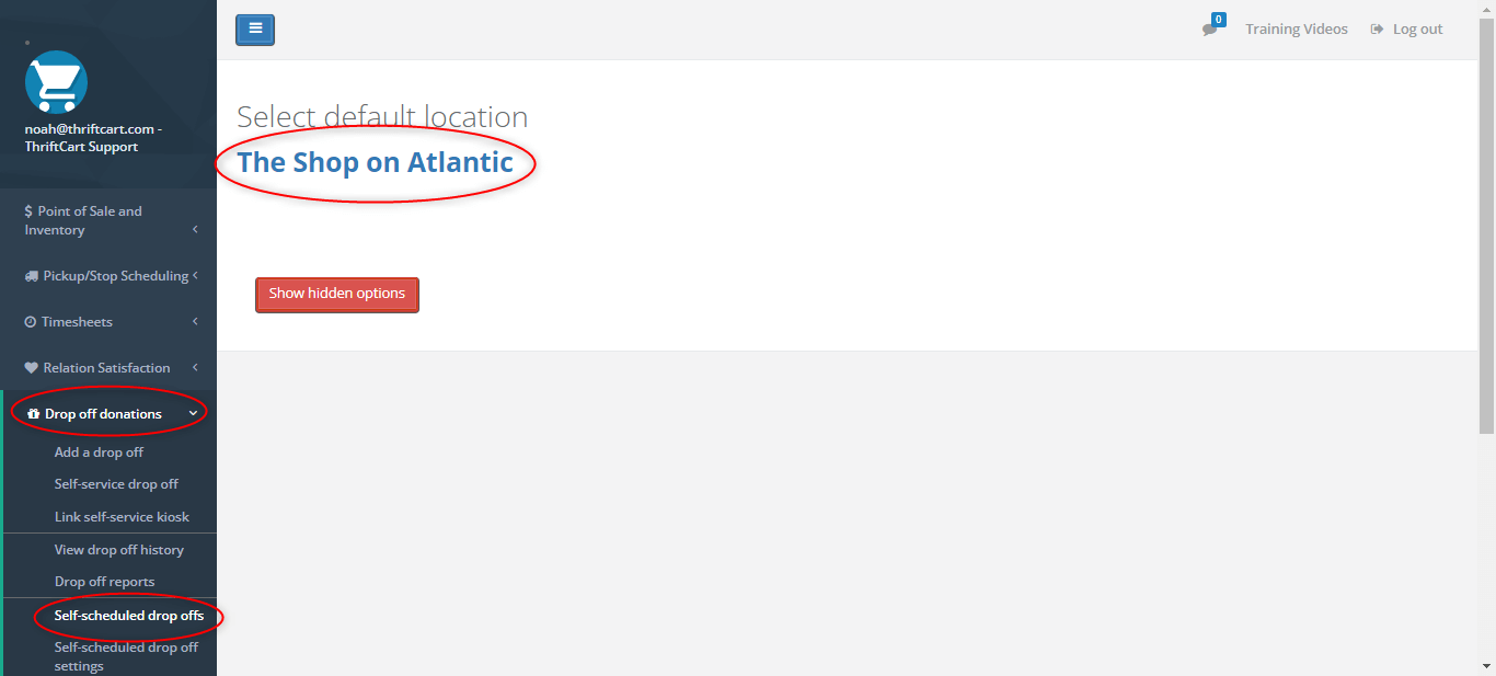 Admin Scheduling of Drop-Off Appointments | ThriftCart