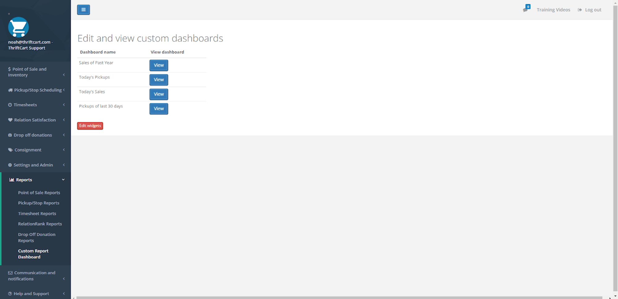 Tutorials: Custom Reports Dashboard