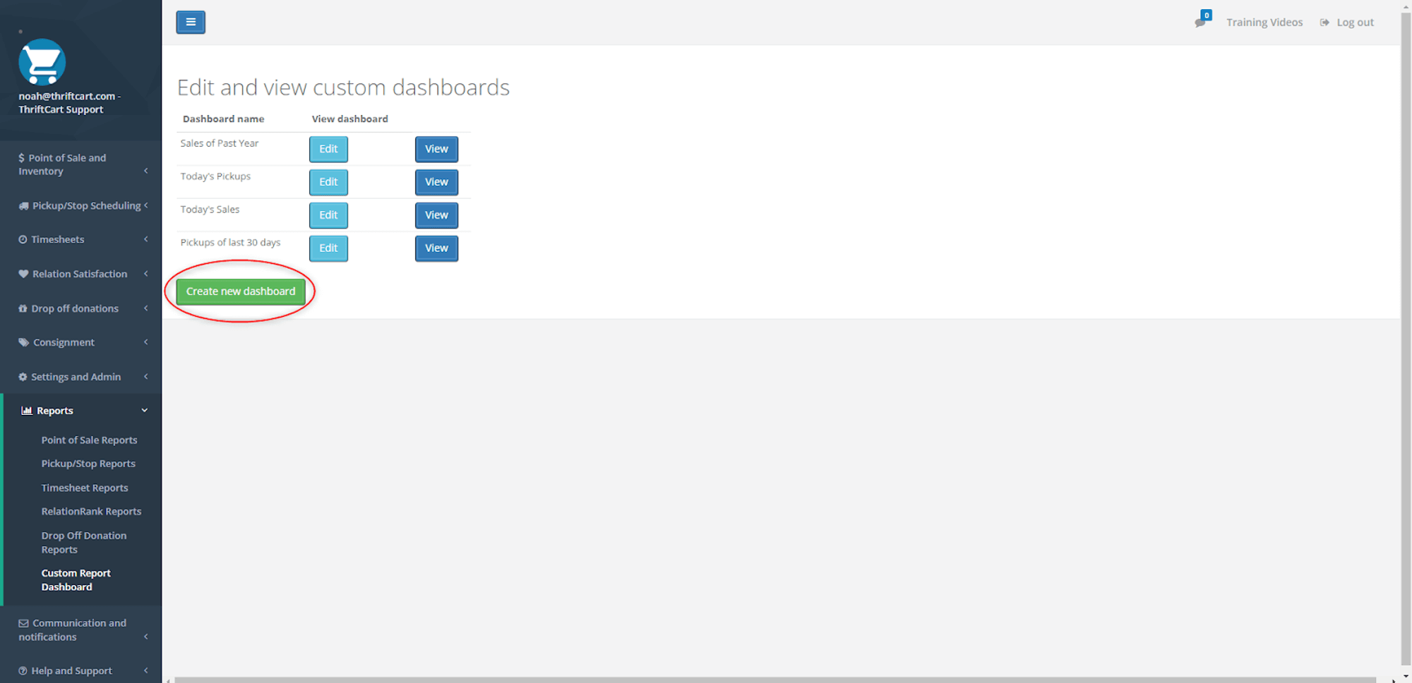Tutorials: Custom Reports Dashboard