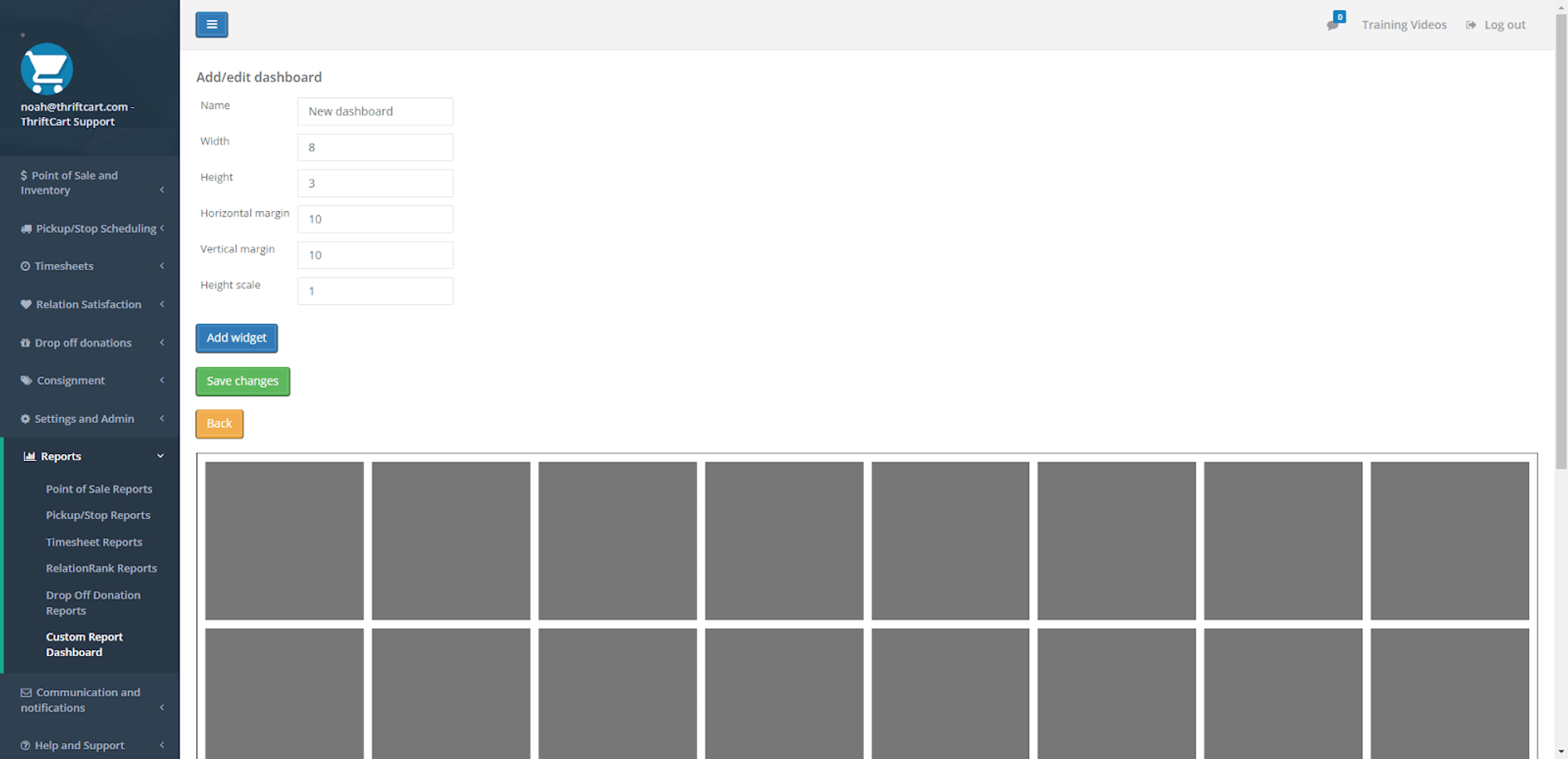 Tutorials: Custom Reports Dashboard