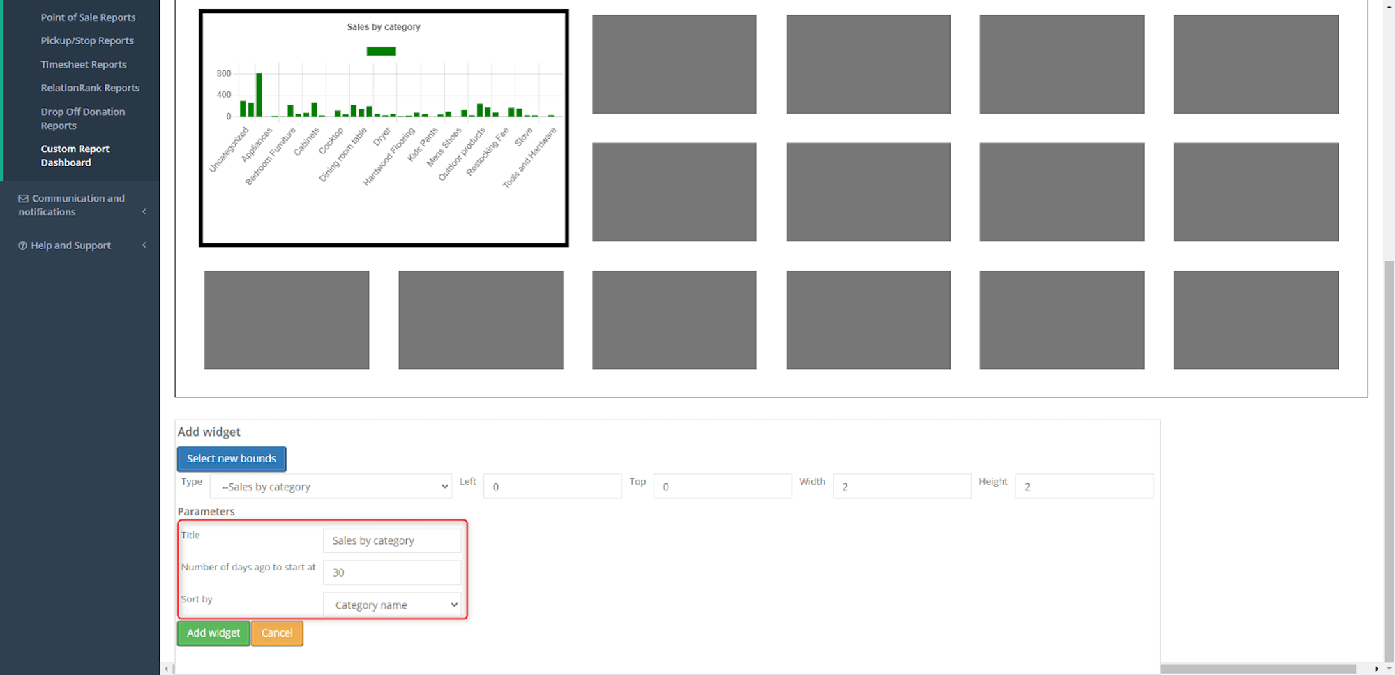 Tutorials: Custom Reports Dashboard